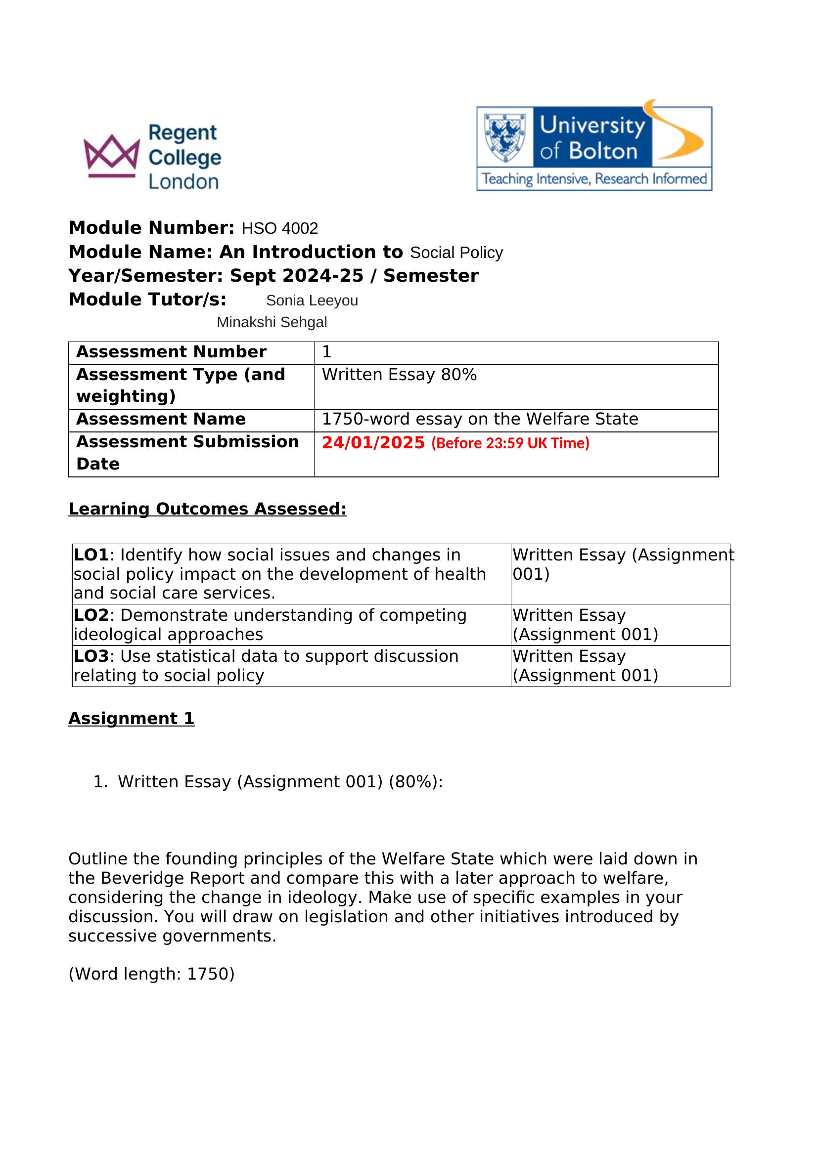 Global Coursework - online study material