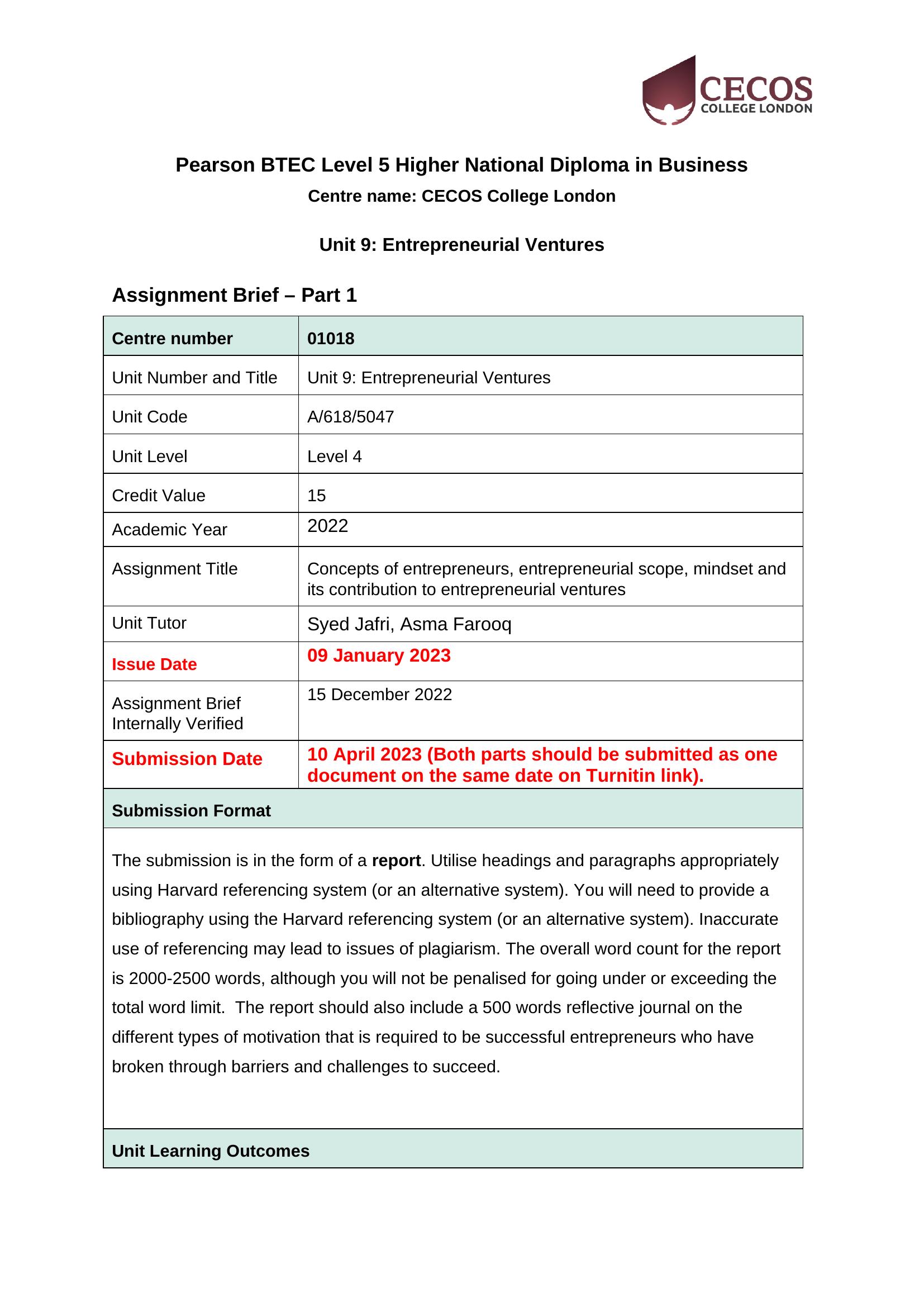 Global Coursework - online study material